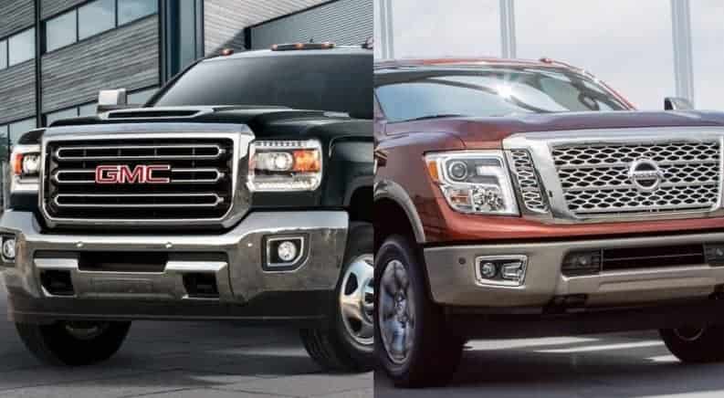 Battle of the Trucks: 2018 GMC Sierra 2500HD vs 2018 Nissan Titan XD ...